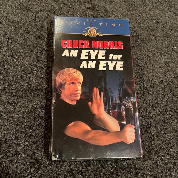 Media | Chuck Norris An Eye For An Eye Sealed Vhs | Poshmark